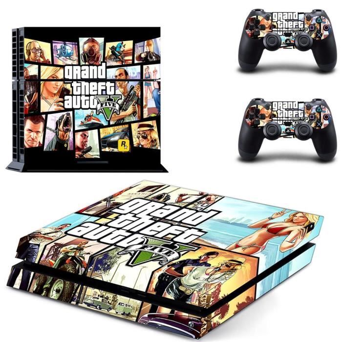 DPTM1818 - Grand Theft Auto GTA 5 PS4 Sticker, Play Station 4 Skin, PS ...