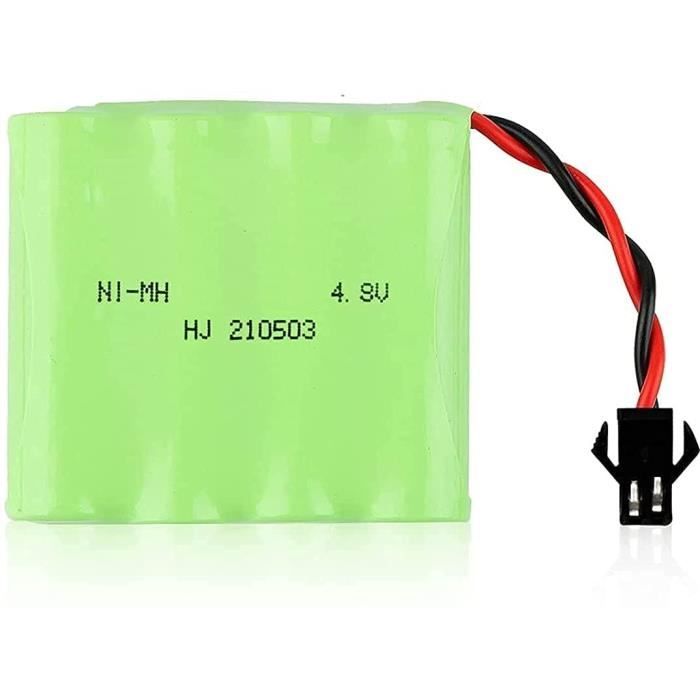 YUNIQUE FRANCE 1 pièce Batterie rechargeable 4.8V Ni-MH 1200mAh pour ...