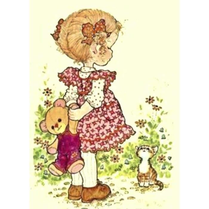 Broderie Art Diamant Complet Kit, Diamond Painting Poupée Petite Fille ...