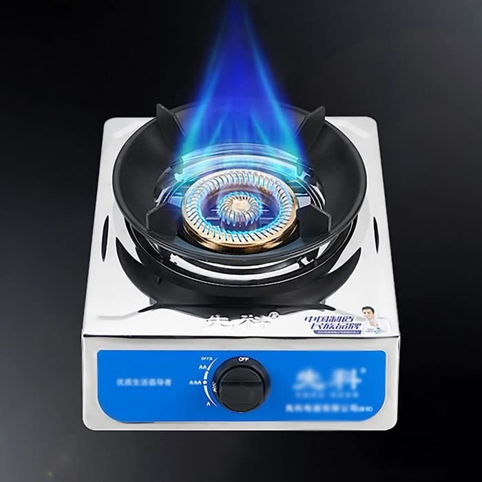 Table de Cuisson à gaz 3 7cm Cuisinière à gaz Unique de poêle à gaz LPG ...