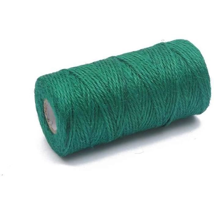 100m Naturel Jute Jute Type Hunap String Corde de Chanvre Party Cadeau ...