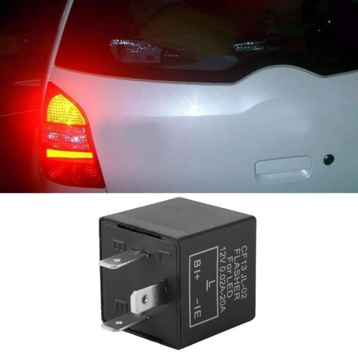 Cikonielf Relais de clignotant LED 12V Moto électronique, électronique ...