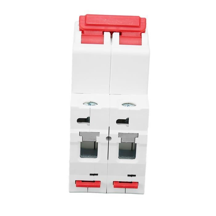 Disjoncteur CC - CIKONIELF - 500V 10A - 2P - Installation sur Rail DIN - Protection Surcharge ...