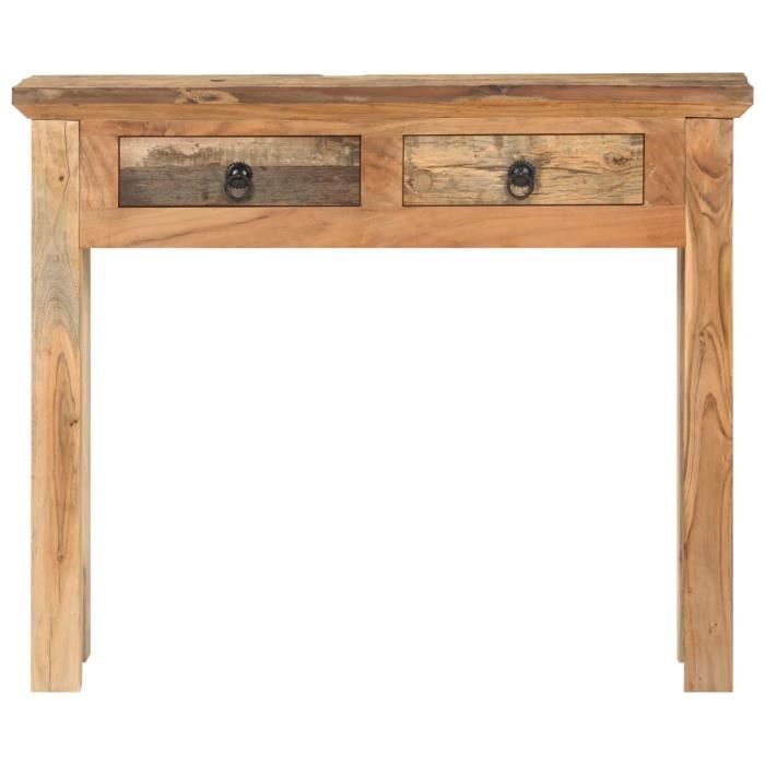 Table console 90,5x30x75 cm Bois d'acacia et de récupération ...
