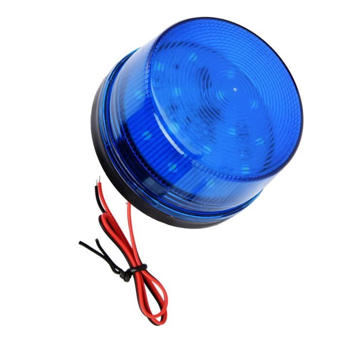 Lampe Clignotante Lumière Stroboscopique Clignotante, 12V Bleu Led ...
