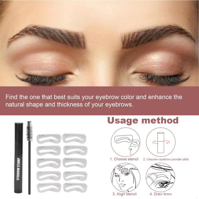 Hairline Shading Shadow Poudre Portable Sourcil Artefact (Brow Powder ...