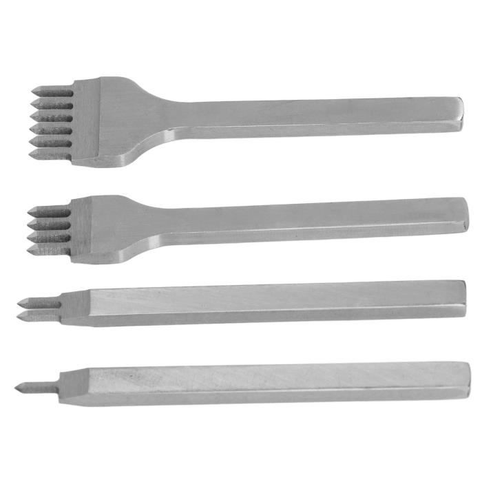 EJ.life Diamond Lacing Stitching Chisel Set, Stamping 1/2/4/6 Prong ...