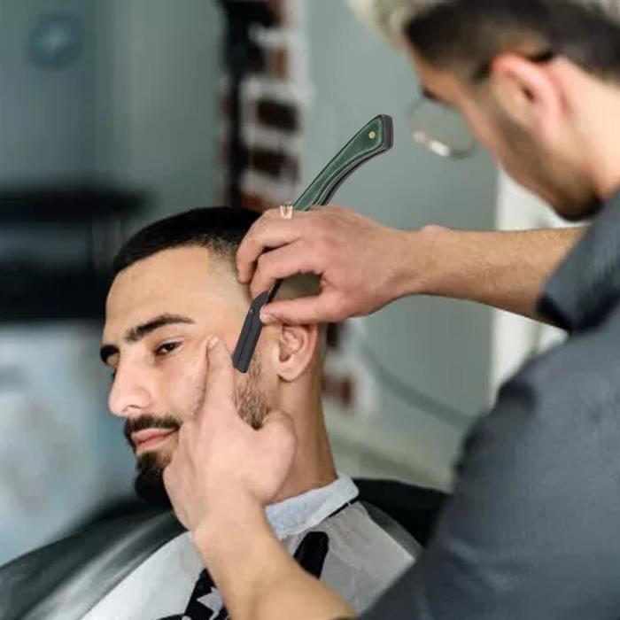 ESTINK Porte-lame de barbe Coupe Choux Barbe à Lame Interchangeable ...