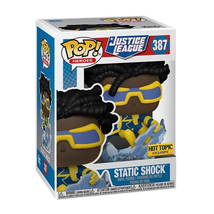 Pop! Heroes Justice League 387 Static Shock - Cdiscount Jeux vidéo