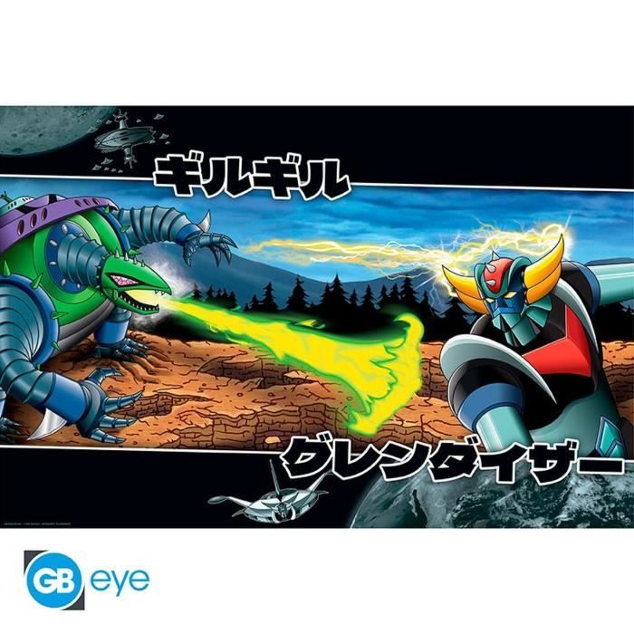 Poster Maxi - GB EYE - Goldorak vs Giru Giru - 91,5x61 cm - Papier ...