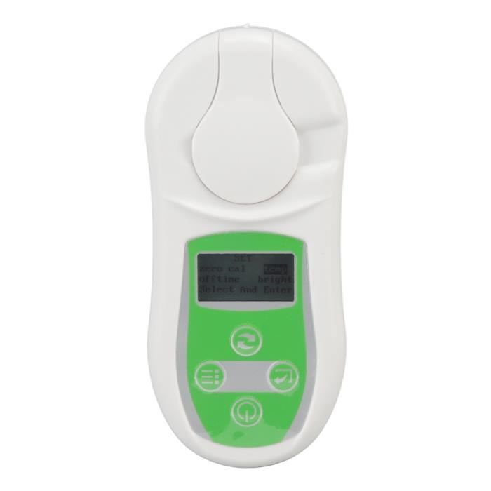 HURRISE réfractomètre Brix 0‑32％ Brix Meter Réfractomètre Portable ...