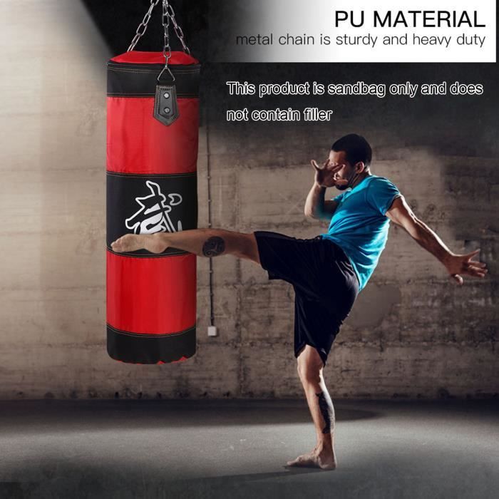 YINN Sac de Boxe Sac de Frappe Kickboxing Kit Boxe Avec Gants Chaîne ...