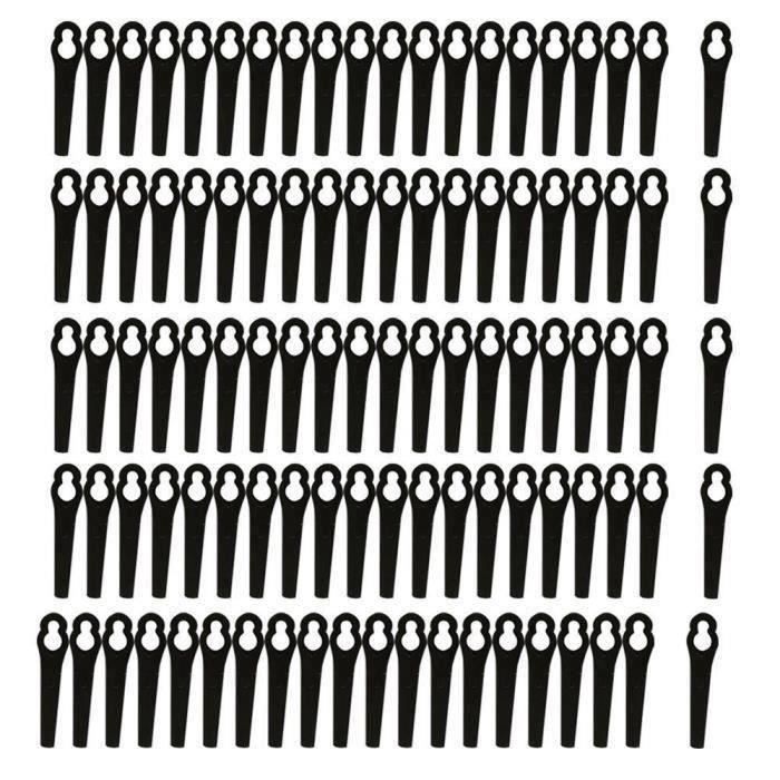 Perfect-Lot de 100 Lames en Plastique de Rechange pour Coupe Bordure Florabest LIDLLongueur ...