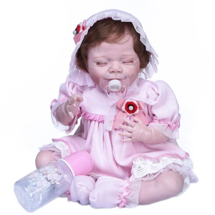 Poupée bébé Reborn fille 55CM, jouet princesse réaliste, corps doux ...