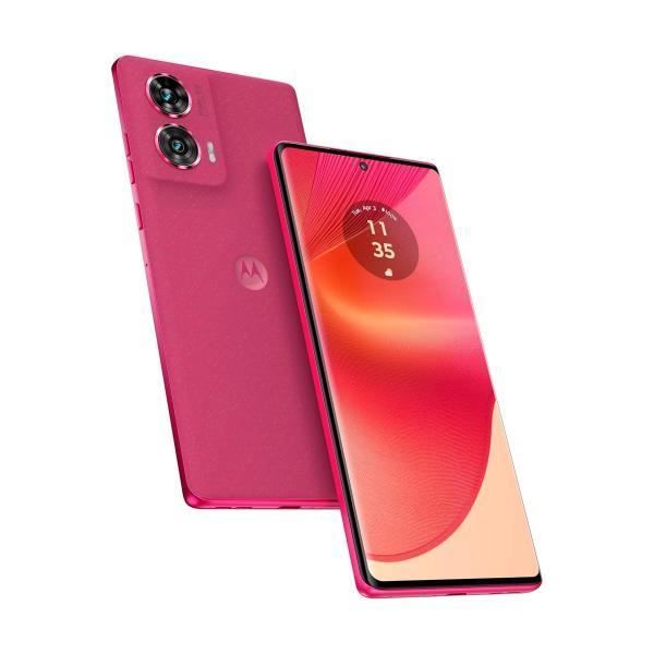 Smartphone Motorola Moto Edge 50 Fusion En Rose Vif Avec écran 6 7
