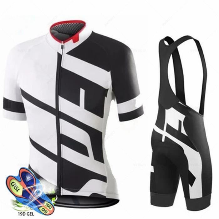 Maillot à manches courtes pour hommes, ensemble de cyclisme, Triathlon ...