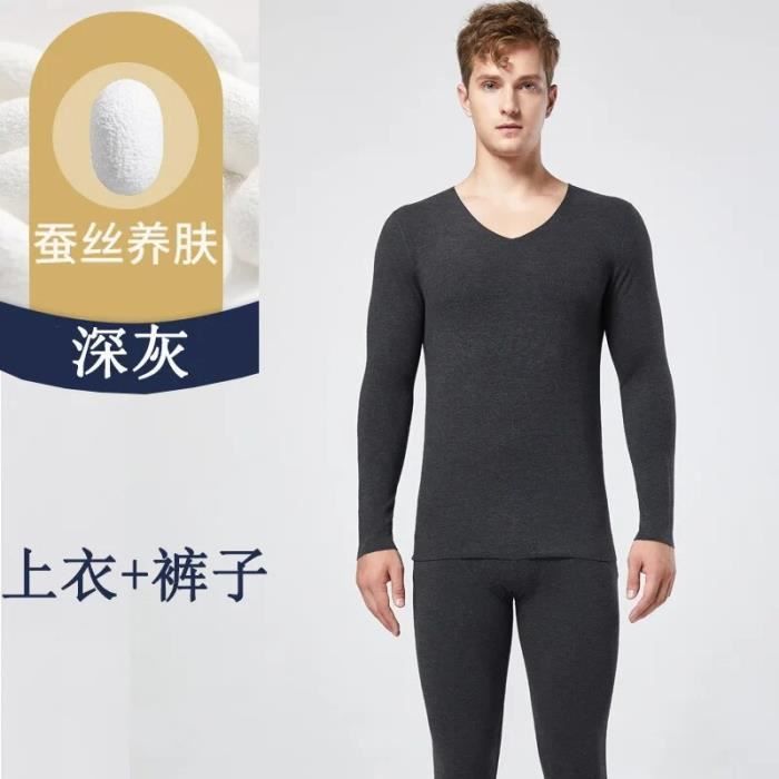 Ensemble de lingerie - Man-Dark Gary - Viscose et coton - Sous-vêtements thermiques femmes ...