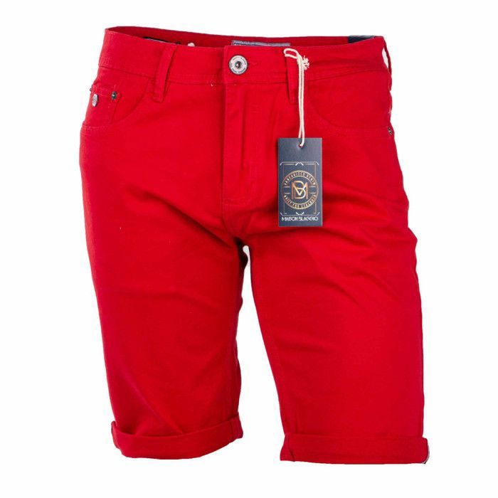 Bermuda rouge homme La Maison Blaggio Valley Red - Cdiscount Prêt-à-Porter
