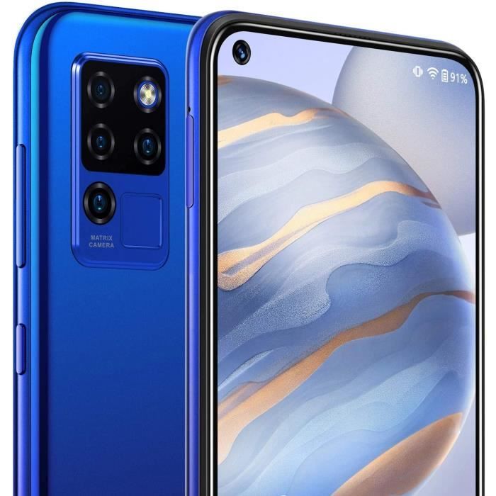 OUKITEL C21 Smartphone Débloqué 4G Pas Che Android 10.0,4Go RAM+64Go ...