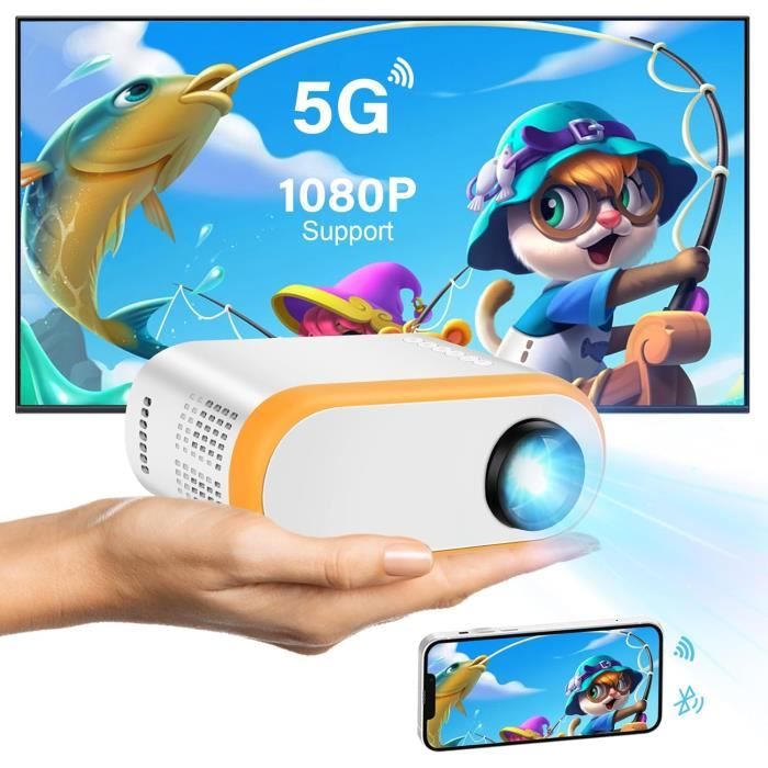 Mini Vidéoprojecteur Full Hd 1080P - Prise En Charge 5G Wifi - Mini ...
