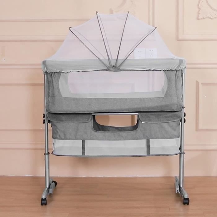 Lit Bébé Cododo - Berceau Cododo Bébé avec Matelas, Mode Bascule pour ...