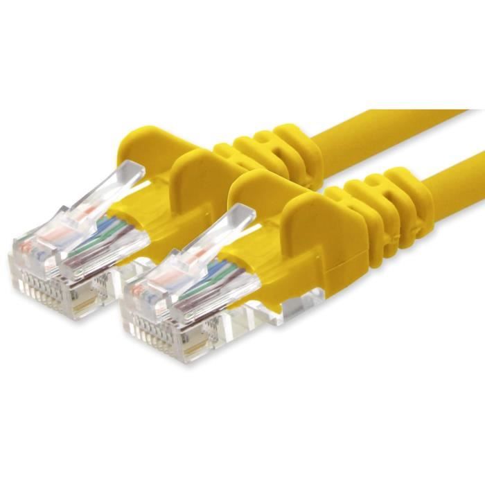 Câble réseau Cat.6 (ensemble), câble Ethernet Cat6, câble LAN, 1000 ...