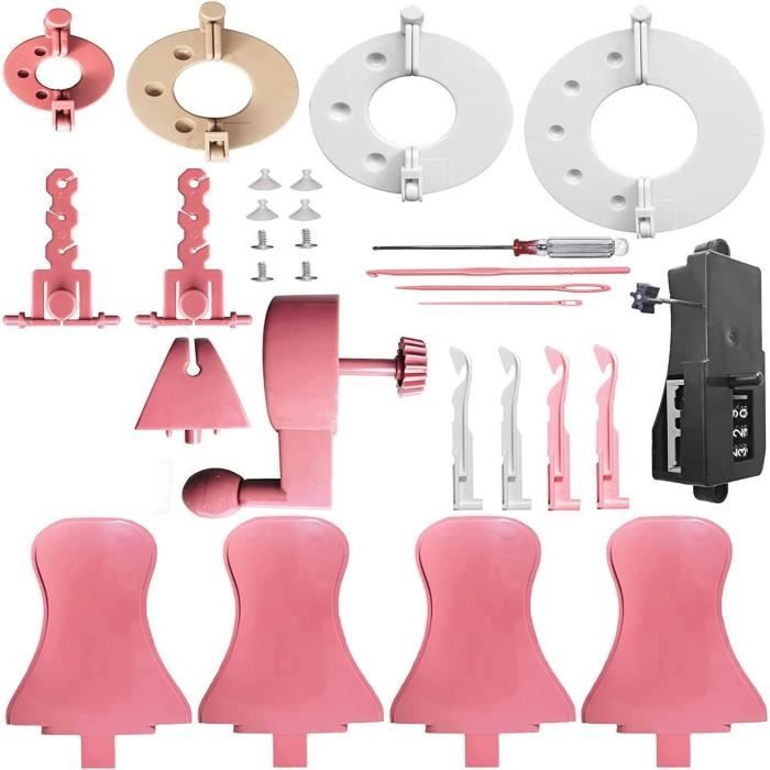 Lot De 30 Accessoires Pour Machine À Tricoter, Divers Métiers À Tisser ...