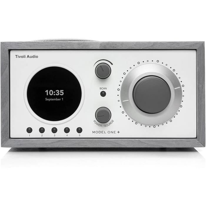 Radio Model One+ Fm-Dab+, Avec Bluetooth Et Télécommande, Grise-Blanche ...