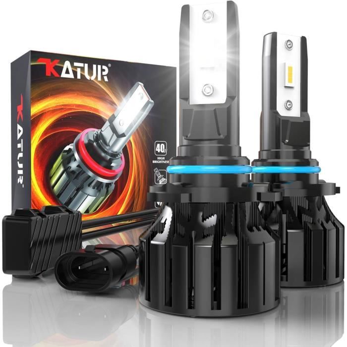 Ampoule Hb4 Led, 80W 16000Lm 6000K Blanc Froid 400% Luminosité 360 ...