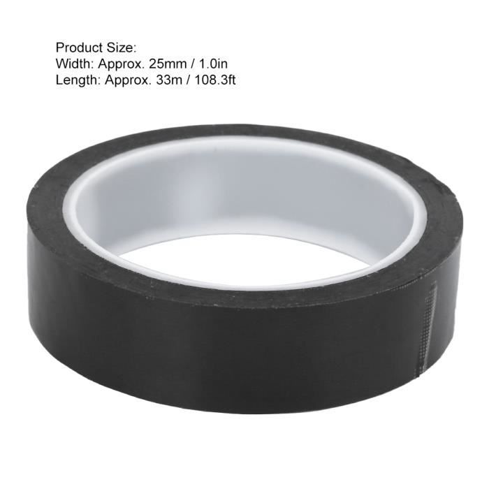 YOSOO Ruban Electrical tape Black Adhesive based on solid rubber Length ...