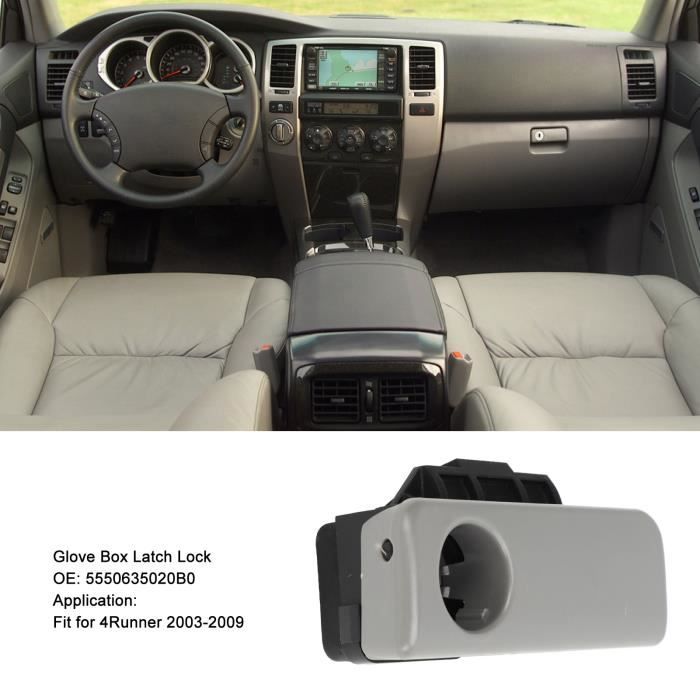 Glove Box Latch Lock 5550635020B0 Gray Security Protection Latch Handle ...