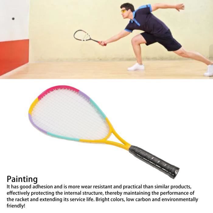 VGEBY Raquette de squash pour enfants débutants - Surface large, et ...