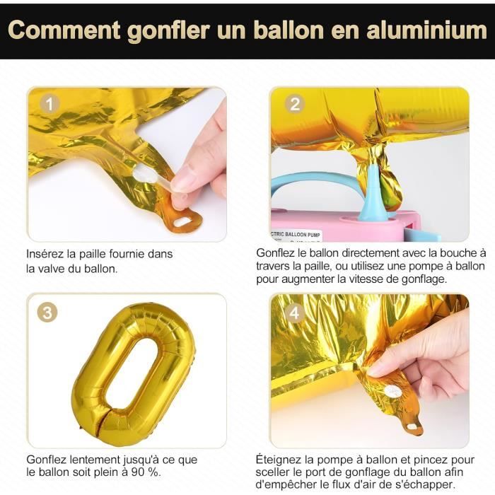 Ballons Anniversaire 18 Ans Kit Arche Girlande Ballon De Baudruche ...