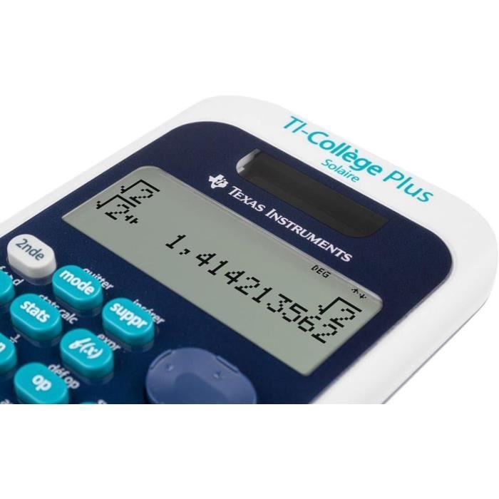 Pack économique: TI Collége Plus Solaire Calculatrice Scientifique ...