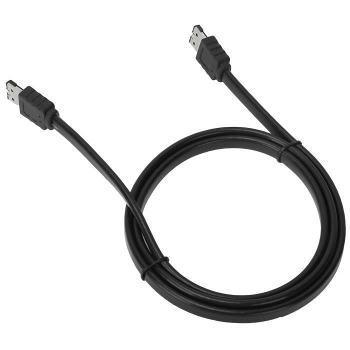 Câble de connexion - QIILU - ESATA - 100 cm - Transmission rapide ...
