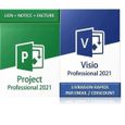 SUPER Pack Microsoft Project 2021 Pro + Visio 2021 Pro à télécharger à télécharger - Soldes ...