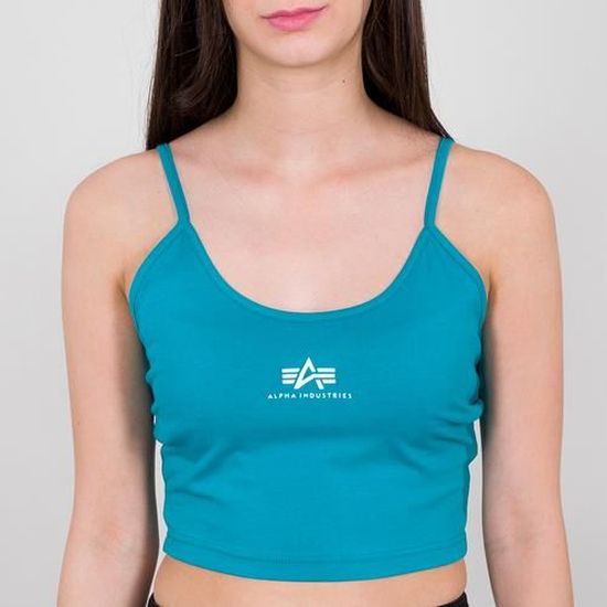 Crop top femme Alpha Industries Basic - bleu - M - Cdiscount Prêt-à-Porter