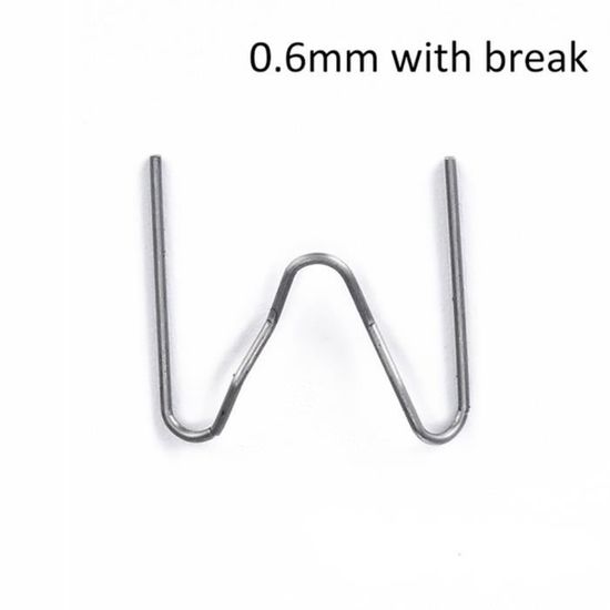 W Type - Agrafes de fer à souder à chaud pour plastique, outil de soudage en acier inoxydable ...