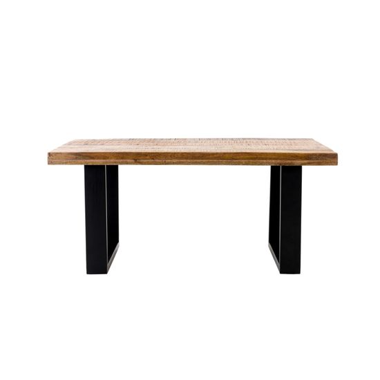 WOMO-DESIGN Table Basse - 100x60x47 cm - Plateau en Bois de Manguier ...
