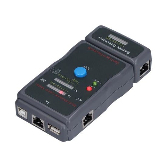 Cikonielf testeur RJ45 Testeur de câble réseau RJ45 RJ11 USB BNC ...