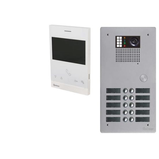 Visiophone collectif - GOLMAR - Kit avec 9 écrans - Platine en ...