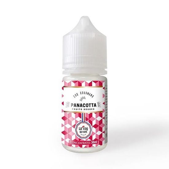 Concentré pannacotta fruits rouges 30ml - le coq qui vape - Cdiscount ...