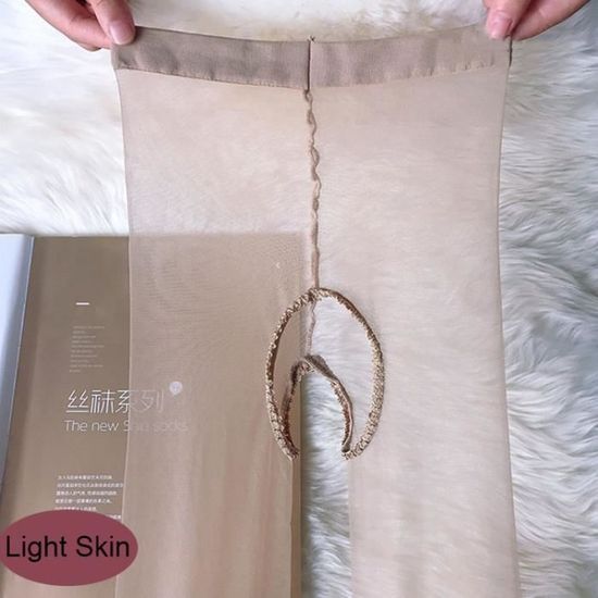 Collant Invisible Super Fin Pour Femmes, Entrejambe Ouvert, Bas En ...