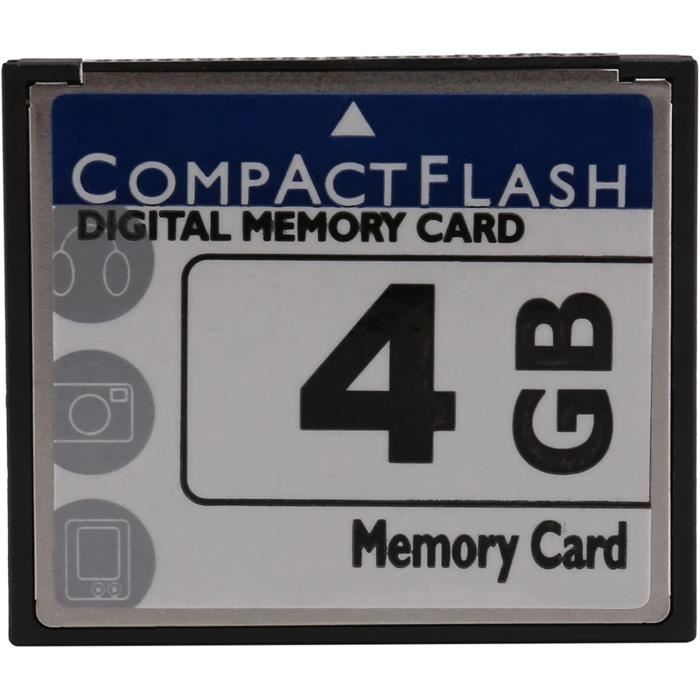Carte mémoire flash compacte professionnelle 4 Go (blanc et bleu) [144 ...