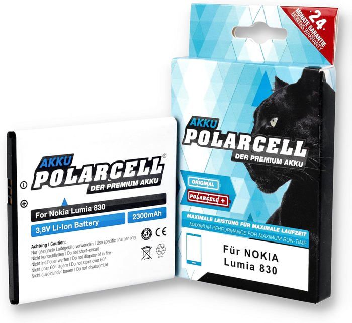 Polarcell Batterie pour Nokia Lumia/Microsoft Lumia 540, Lumia 830 (Bv ...