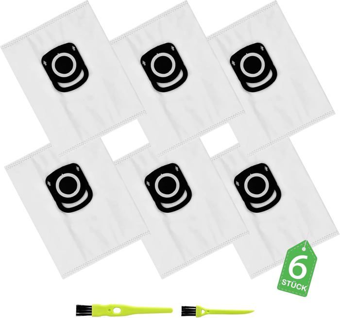 6 Sac Aspirateur Pour Rowenta Hygiene+Zr200520 Zr200720, Compact Power ...