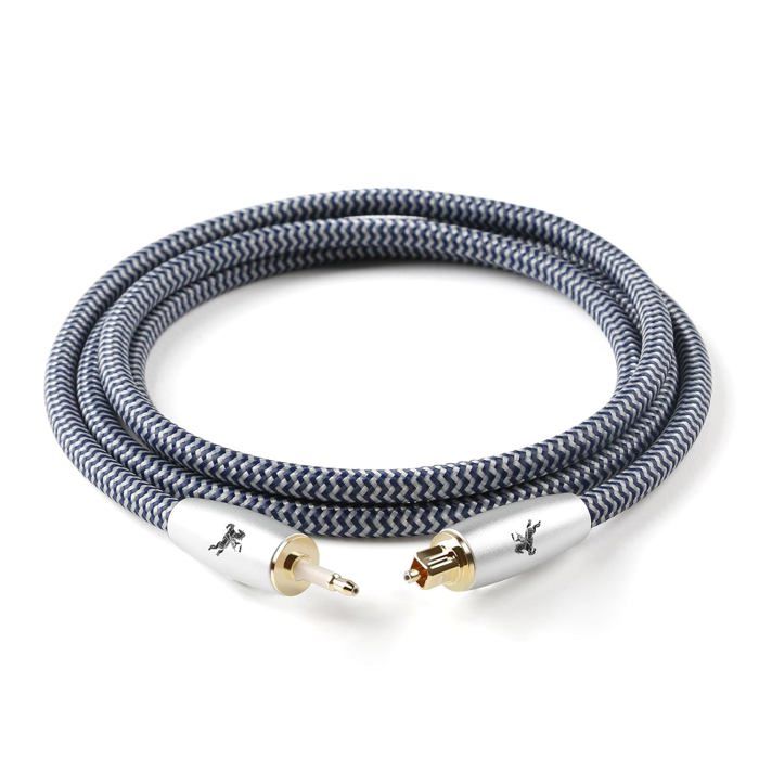 Impeto Câble Optique Audio 2m Toslink vers Mini Toslink 3.5 (Non AUX ...