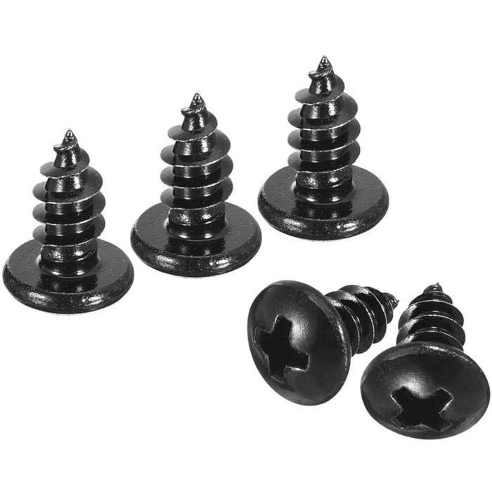 5mm x 10mm Phillips Poêle Tête Autotaraudeuse Vis, 50pcs 304 Inox Acier ...