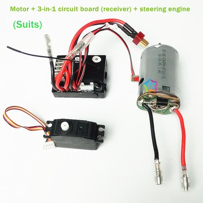 Moteur 1 pièce - WL toys-moteur original 540 cc, 12428 12423 pièces, télécommande pour voiture ...