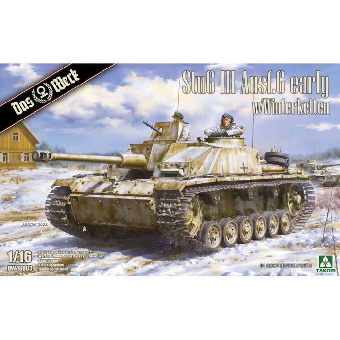 DAS WERK - Maquette Char Stug Iii Ausf. G Early W/winterketten |das Werk|16003| 1:16 Maquette ...